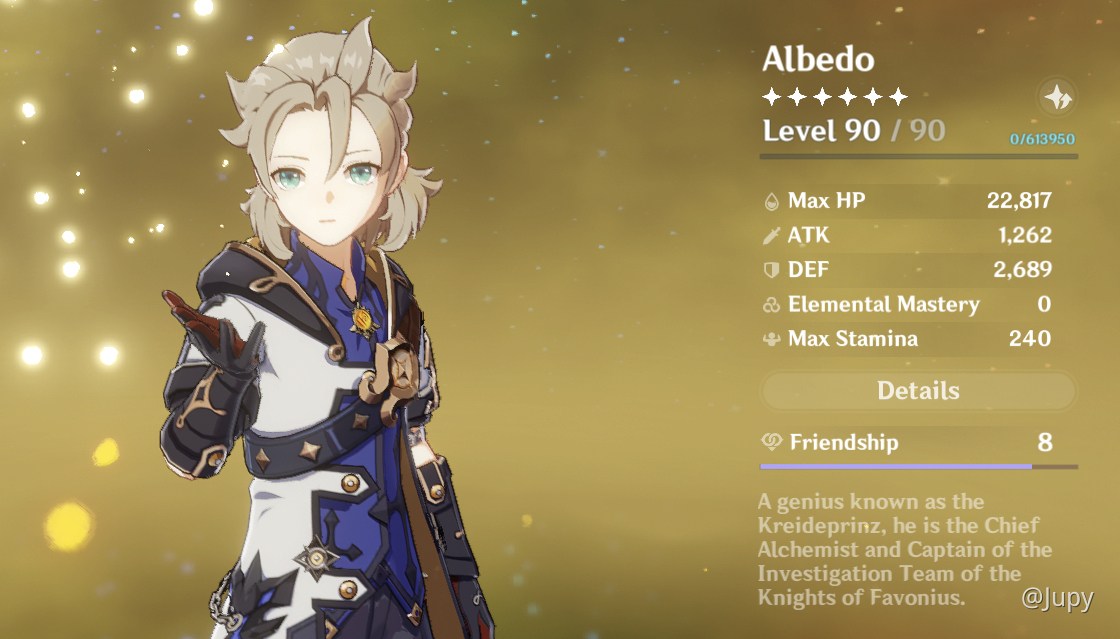 Albedo build Genshin Impact | HoYoLAB