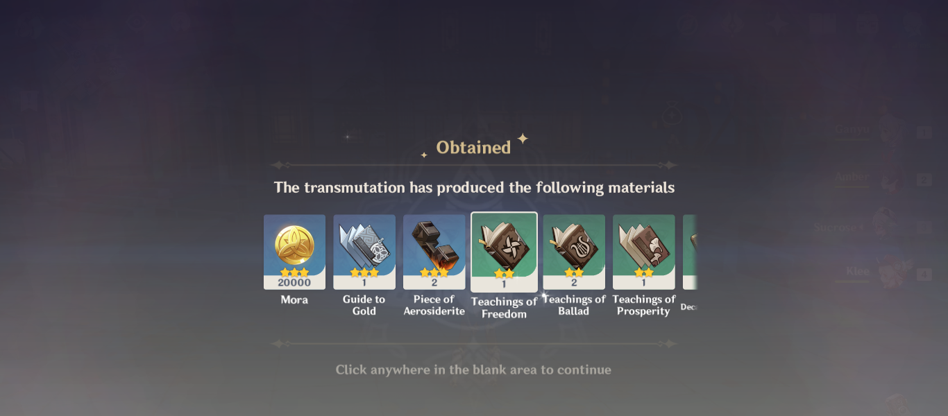 Craft Of This Week Genshin Impact | HoYoLAB