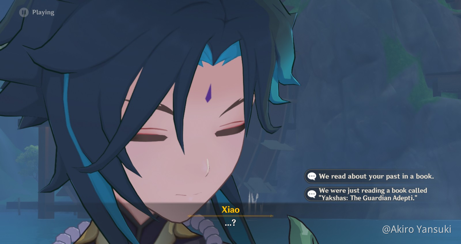 Xiao's cute face ;'o Genshin Impact | HoYoLAB