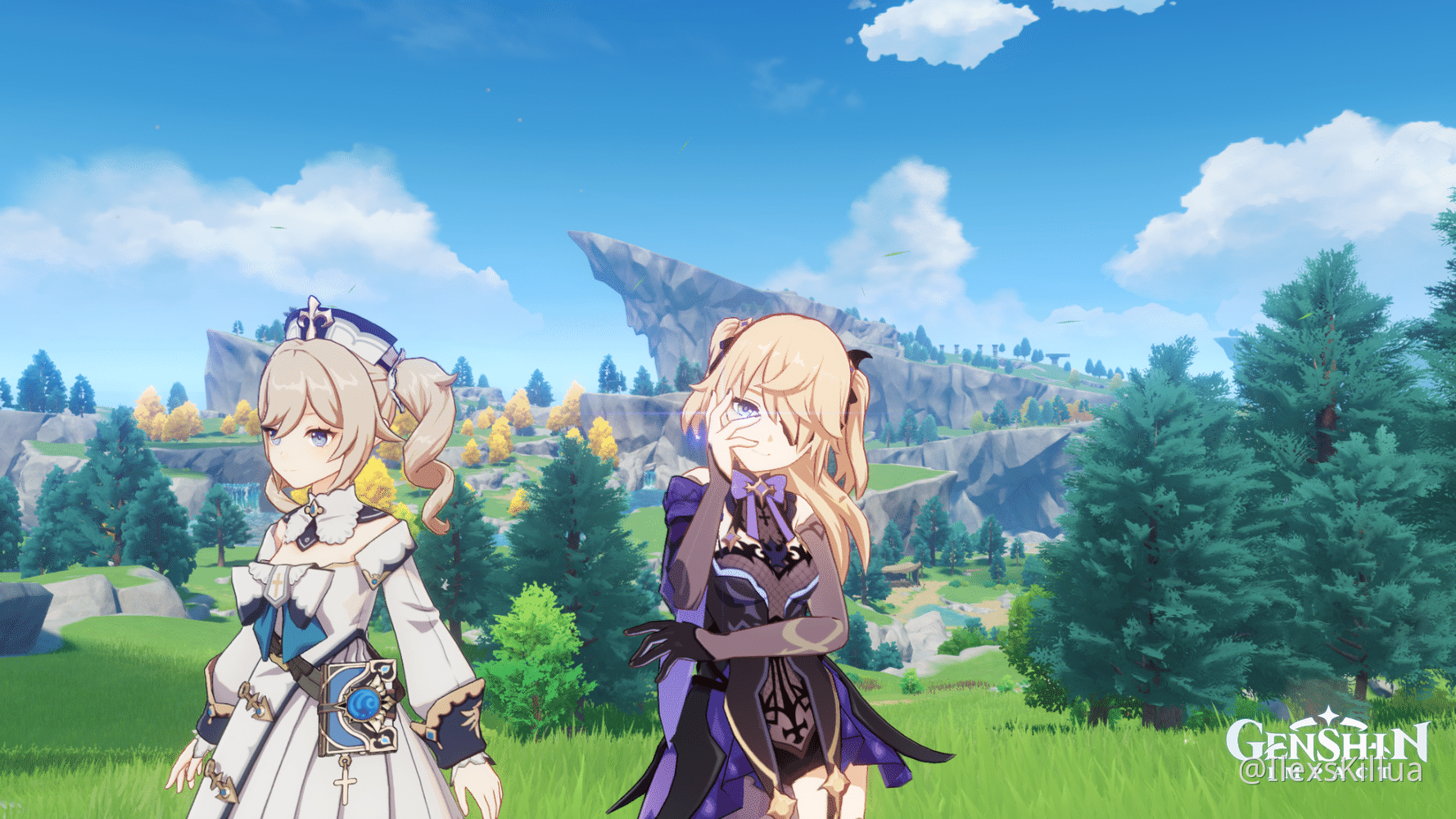 Barbara & Fischl Genshin Impact | HoYoLAB