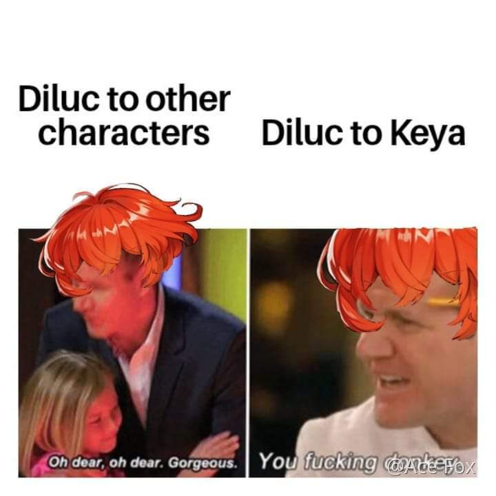 Diluc be like: | Genshin Impact | HoYoLAB