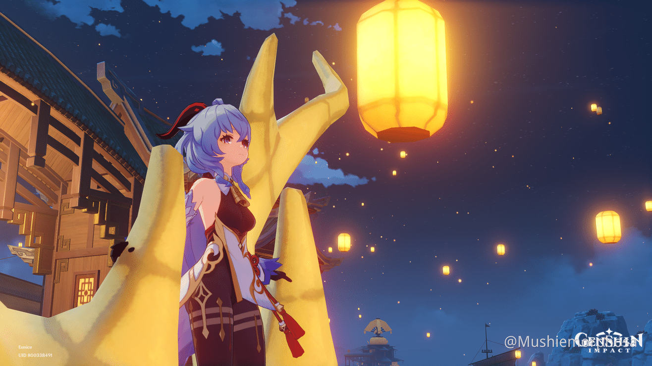 Photomode: Ganyu at Lantern Rite Festival | Genshin Impact | HoYoLAB