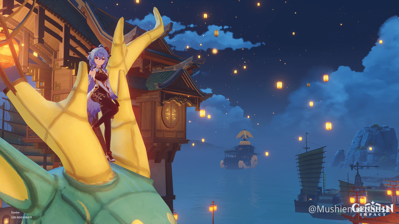 Photomode: Ganyu at Lantern Rite Festival | Genshin Impact | HoYoLAB