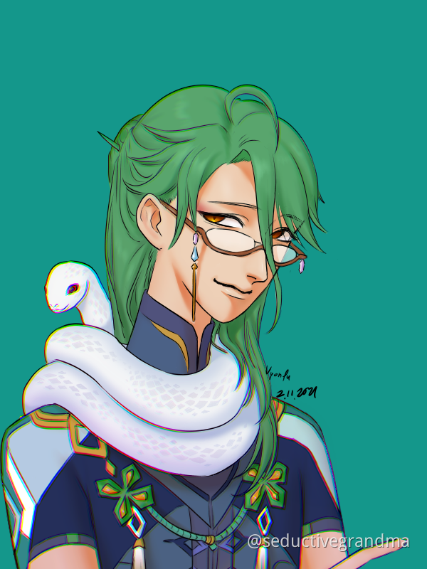 Baizhu fanart Genshin Impact | HoYoLAB