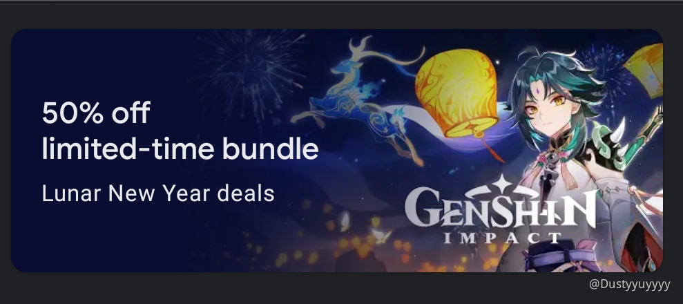 What bundle?? Genshin Impact | HoYoLAB