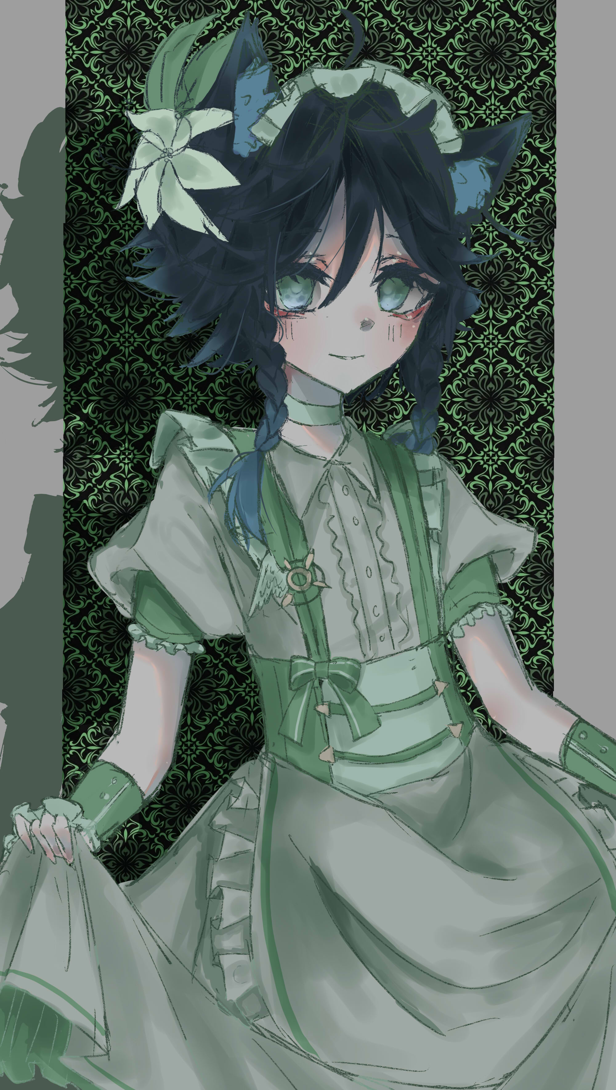 Venti in a maid costume Genshin Impact | HoYoLAB