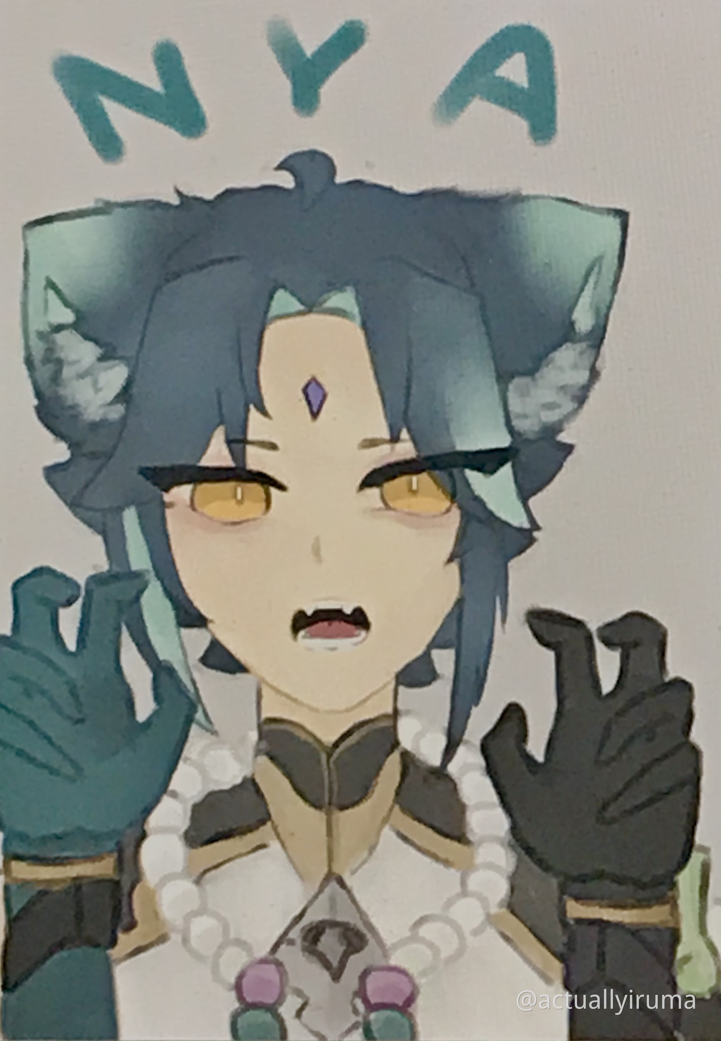 Idk here’s cat boy xiao Genshin Impact | HoYoLAB