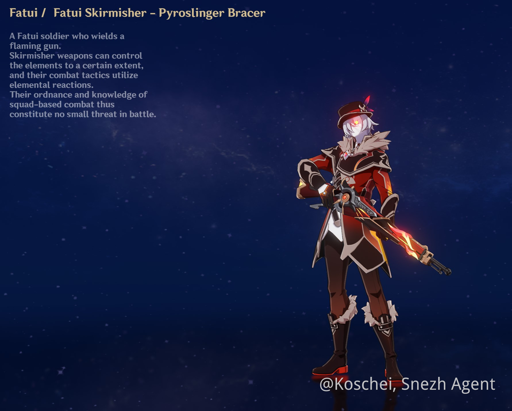 Fatui Skirmisher Tech Genshin Impact | HoYoLAB