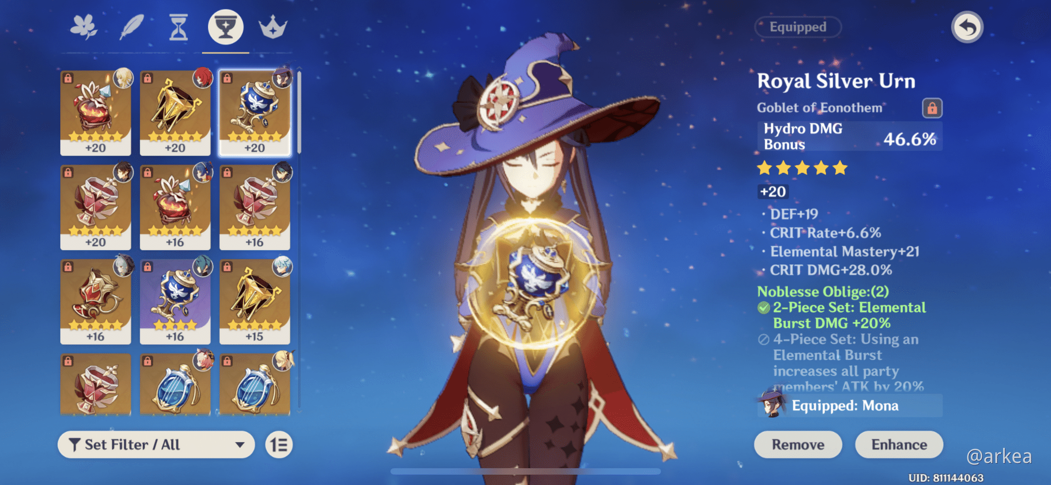 What is your highest crit dmg % substats so far? | Genshin Impact | HoYoLAB