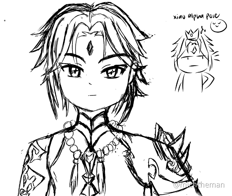 xiao alpha pose (wip) Genshin Impact | HoYoLAB