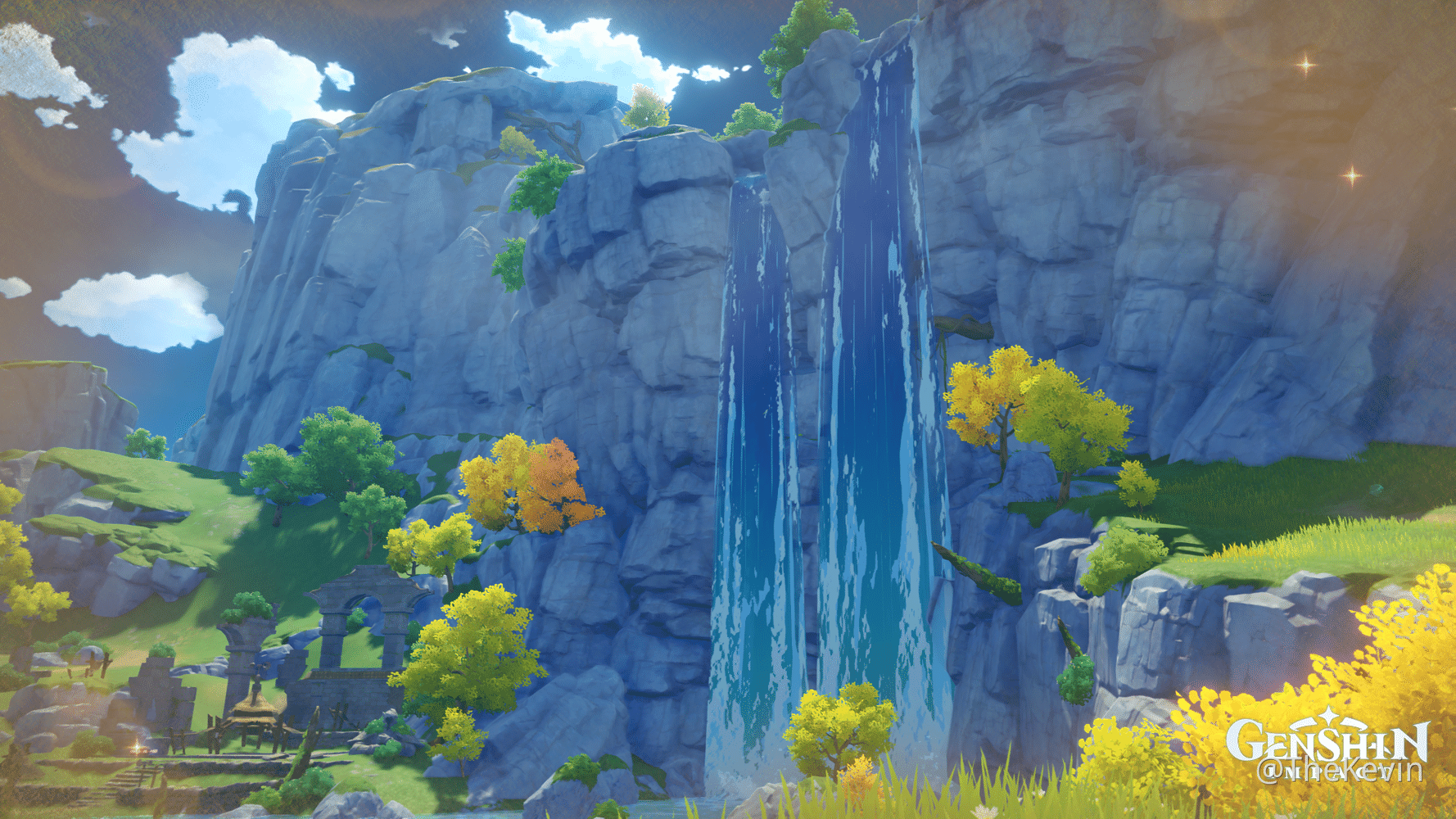 Nice Waterfall! 💧 Genshin Impact | HoYoLAB