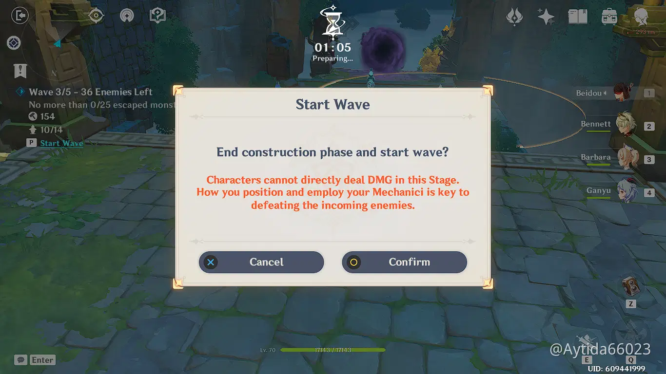 cancel button on keyboard