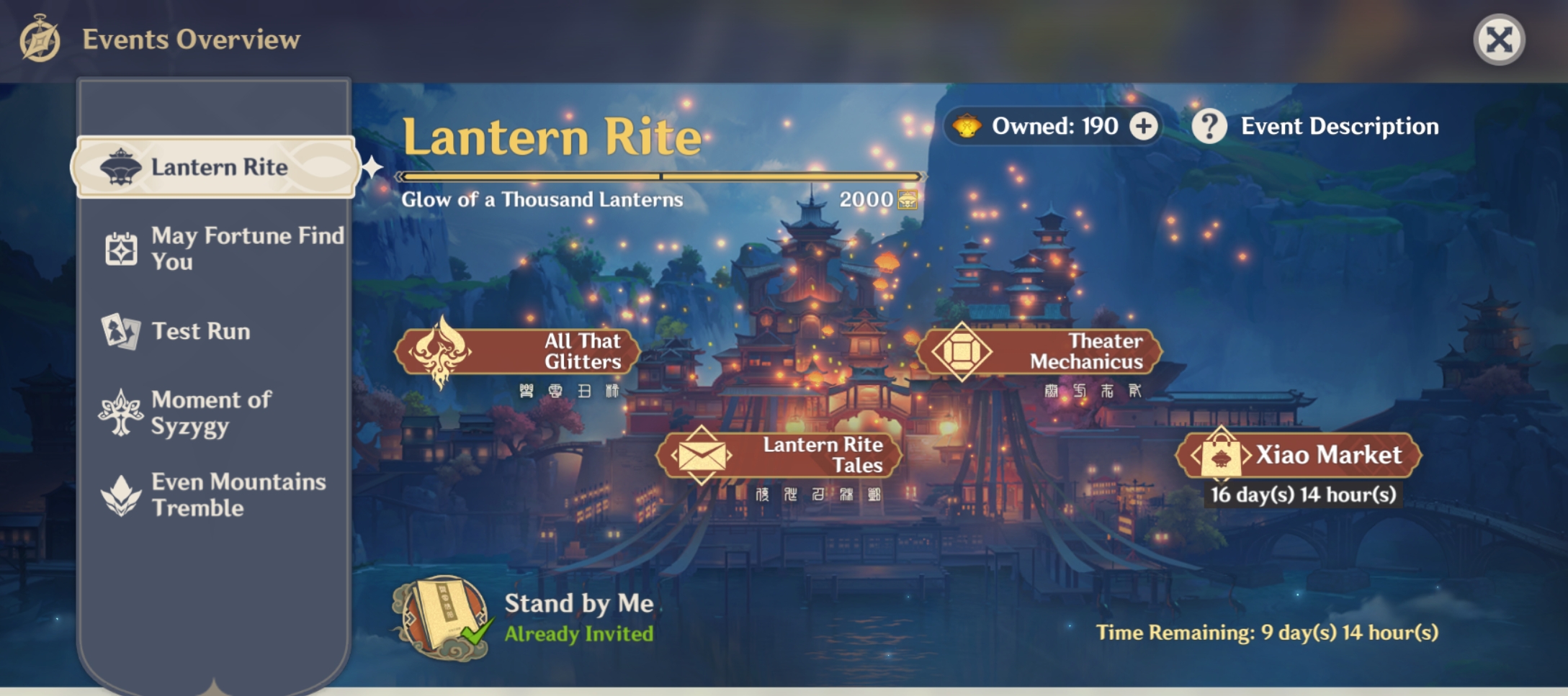 Lantern Rite event is like the best event so far and miHoYo is being so ...