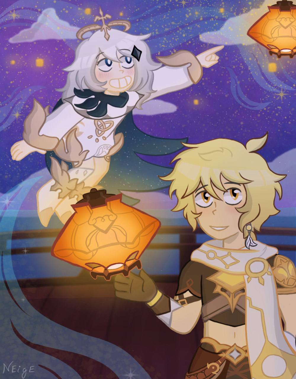 lantern bridge Genshin Impact | HoYoLAB