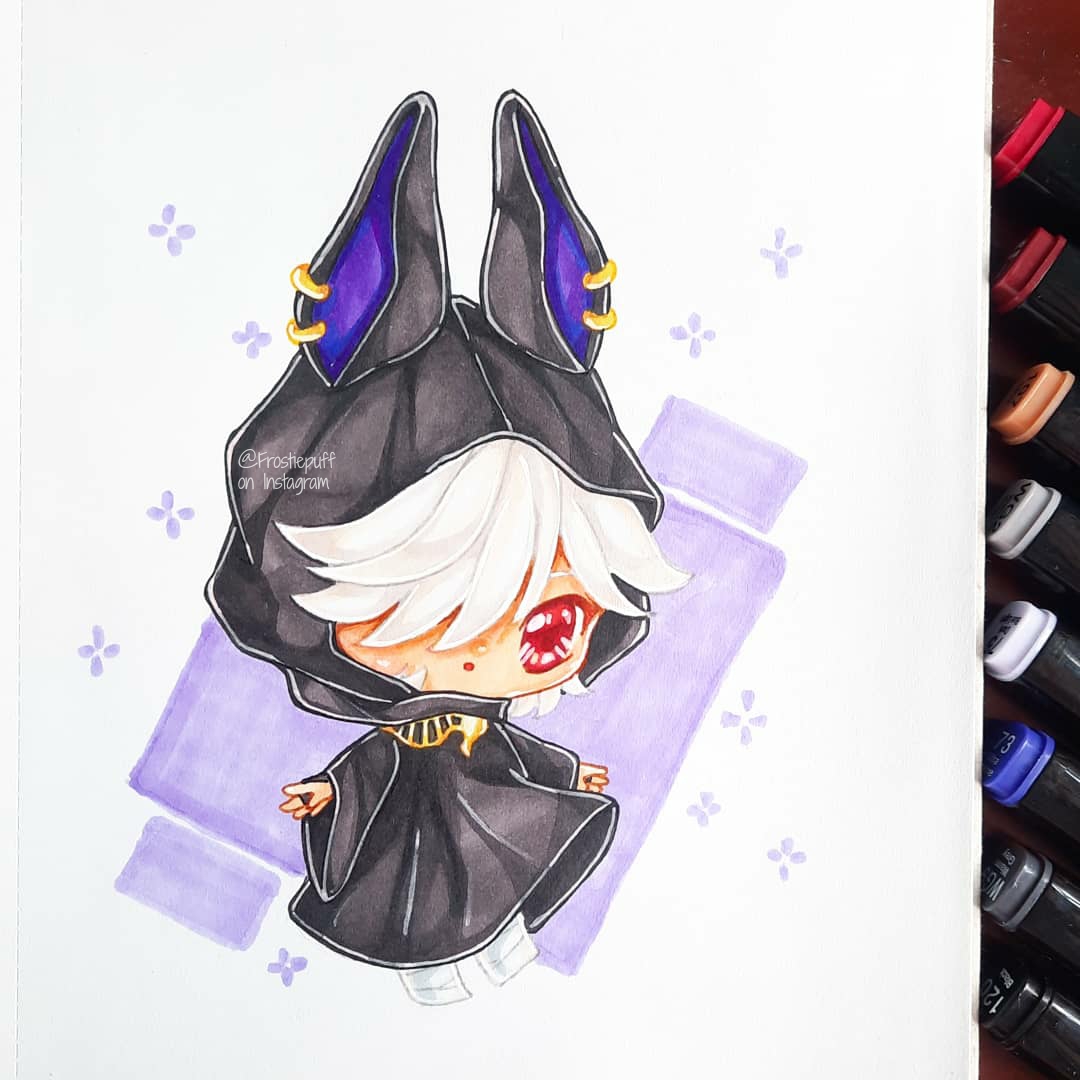 Cyno Chibi 💜 Genshin Impact | HoYoLAB