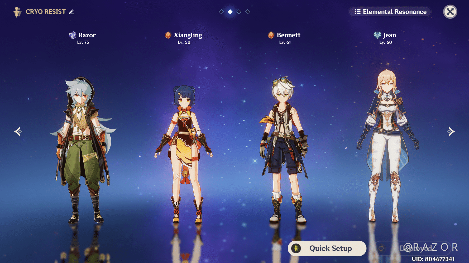 RAZOR DPS PARTY Genshin Impact | HoYoLAB