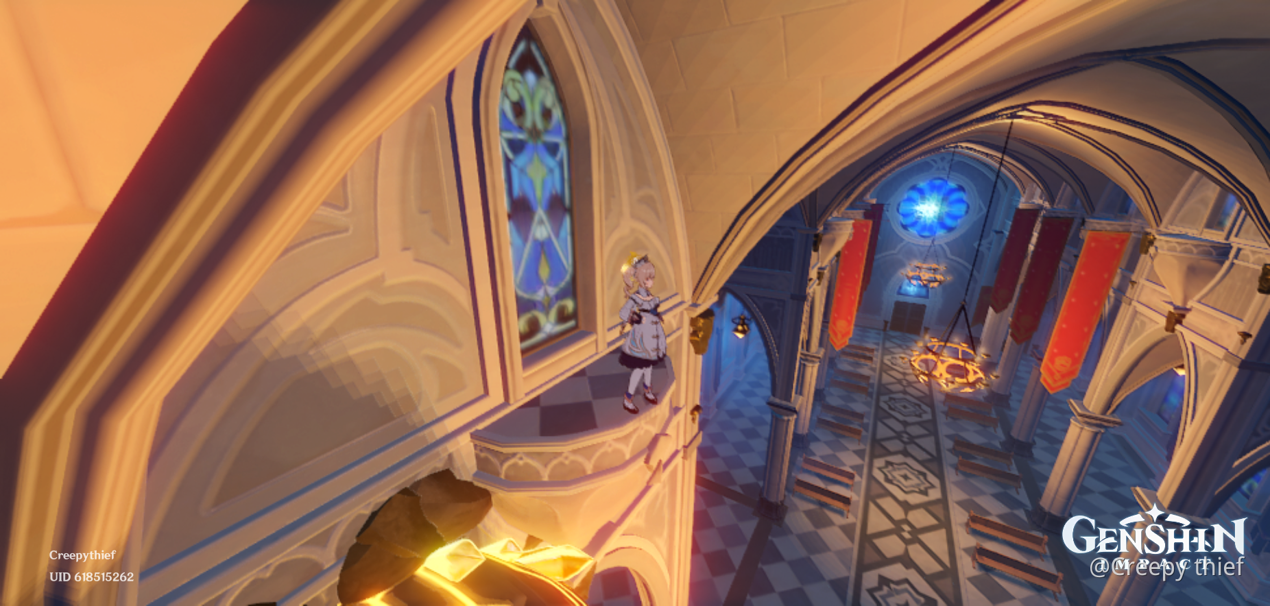 The perfect spot in the cathedral Genshin Impact | HoYoLAB