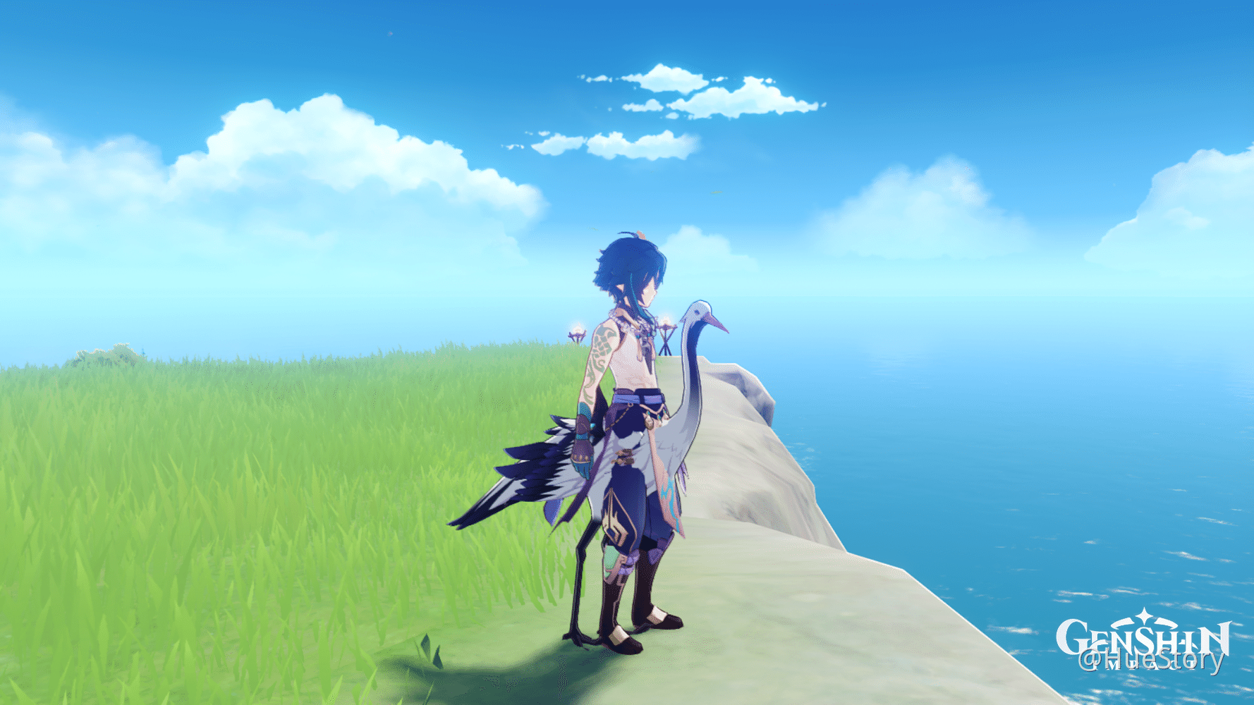 Xiao becomes one with the Bird?? Genshin Impact | HoYoLAB