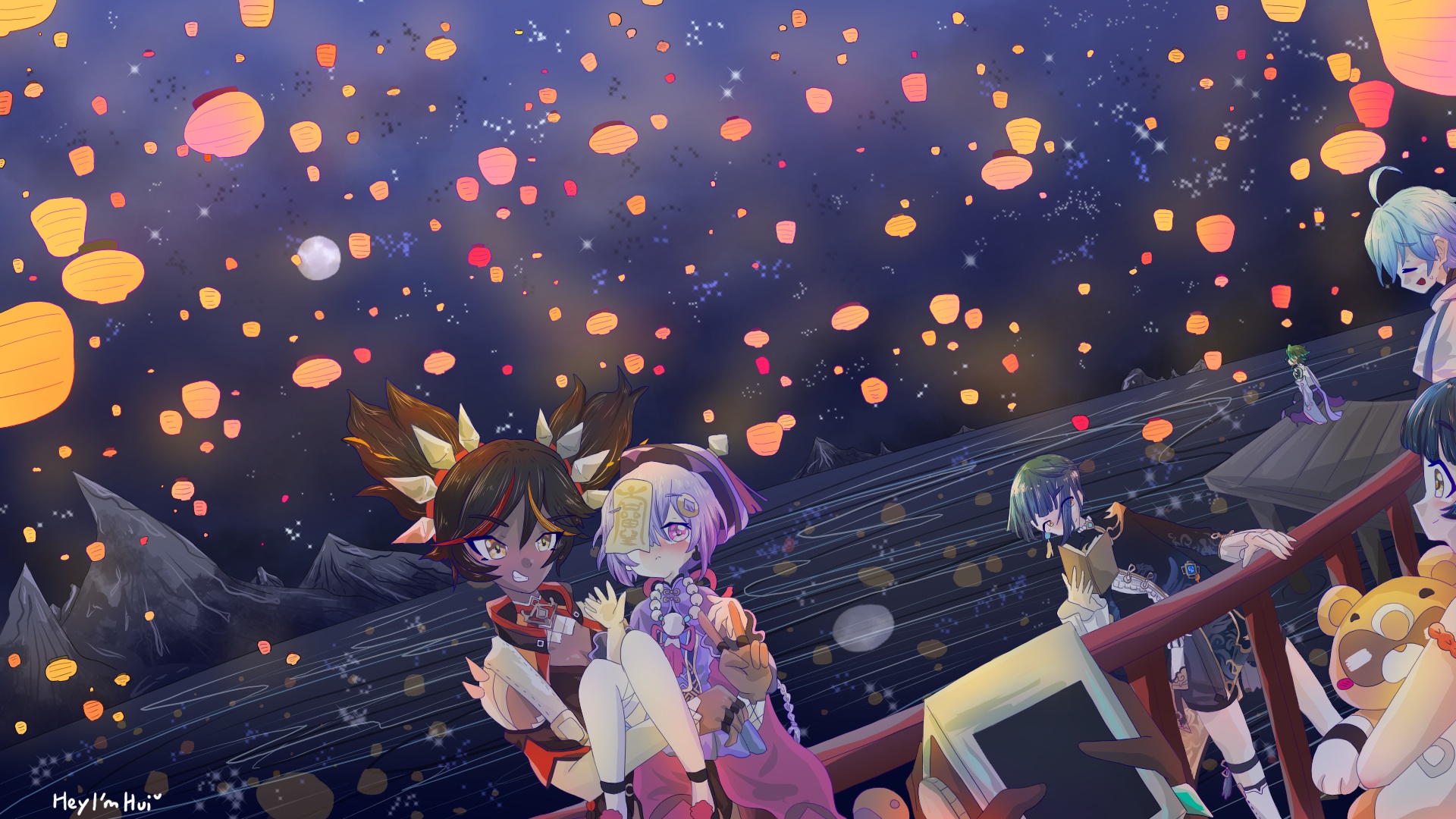 A Sea Of Lights ~ Lantern Watching In Liyue Genshin Impact | HoYoLAB