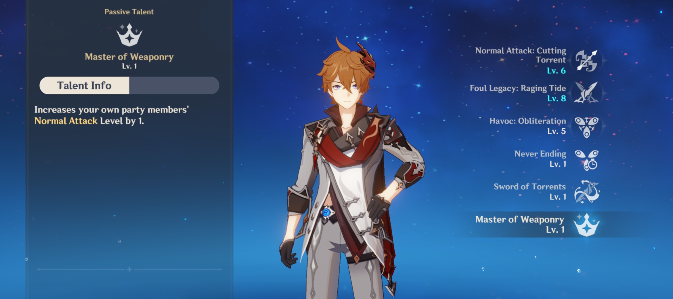 Childe Talent Genshin Impact | HoYoLAB