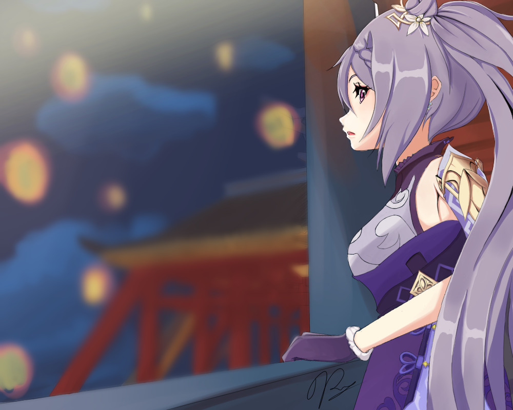 A Sea of Lights - Bewitched Yuheng of the Liyue Qixing Keqing Genshin ...