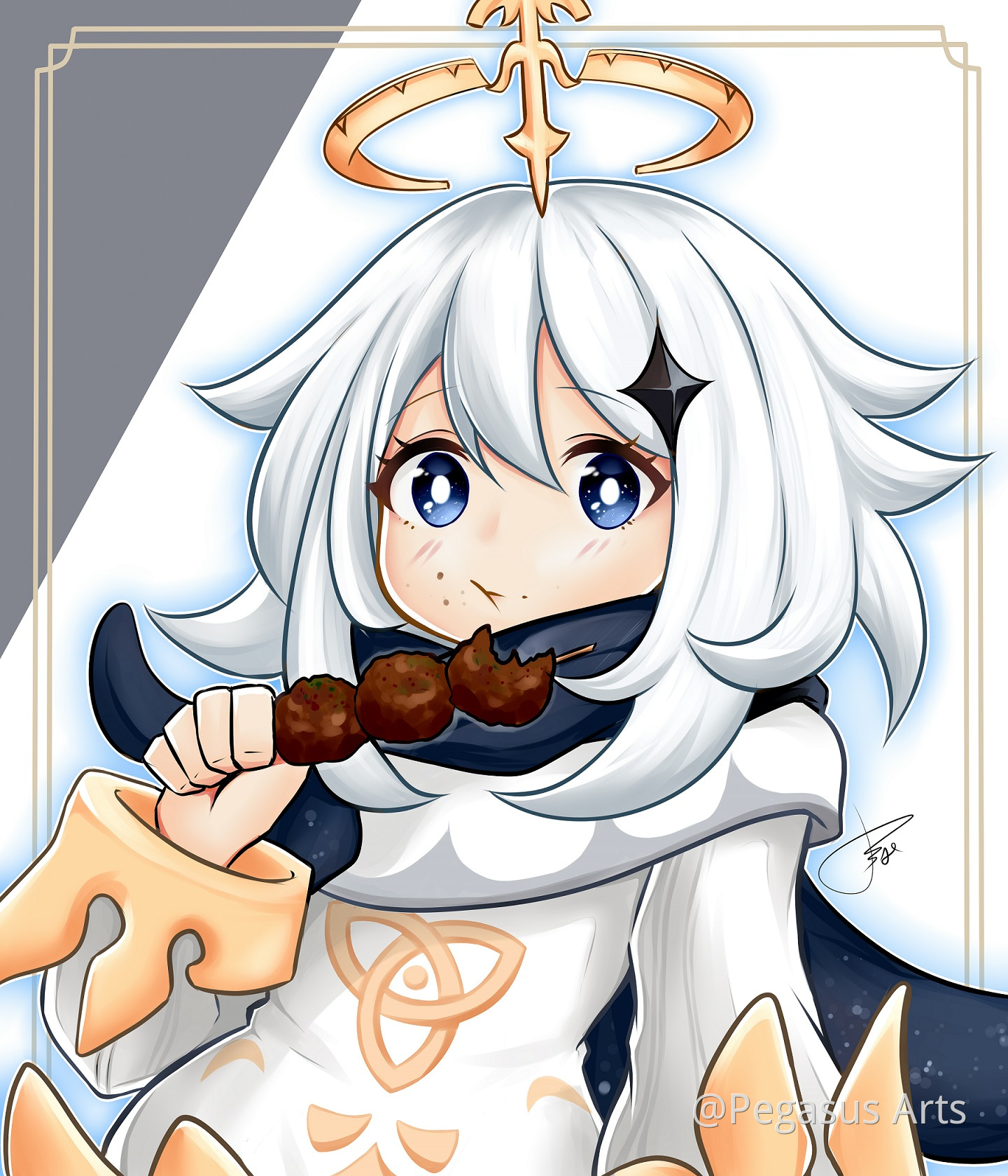 Emergency food Paimon - Fan Art Genshin Impact | HoYoLAB