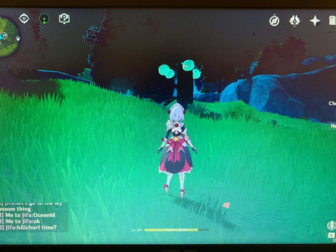 Anemo slimes flying near a tree Genshin Impact | HoYoLAB