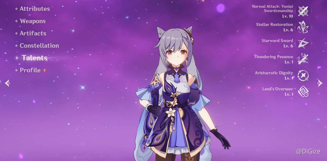 F2P Physical Keqing | Genshin Impact | HoYoLAB