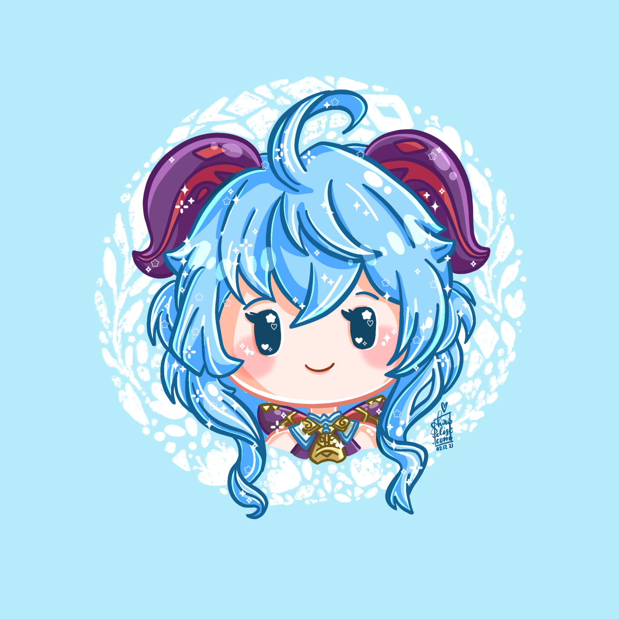 Chibi Ganyu by Shirielise Genshin Impact | HoYoLAB