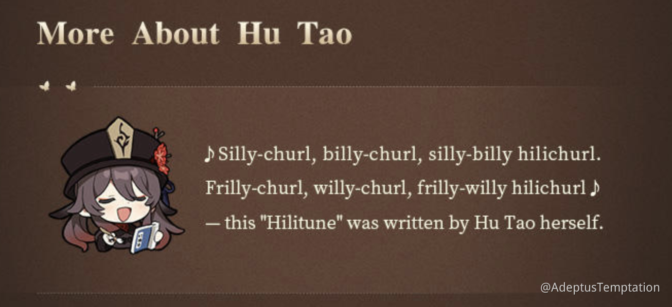 I'm gonna chant this when summoning for Hu Tao ♪ Genshin Impact | HoYoLAB