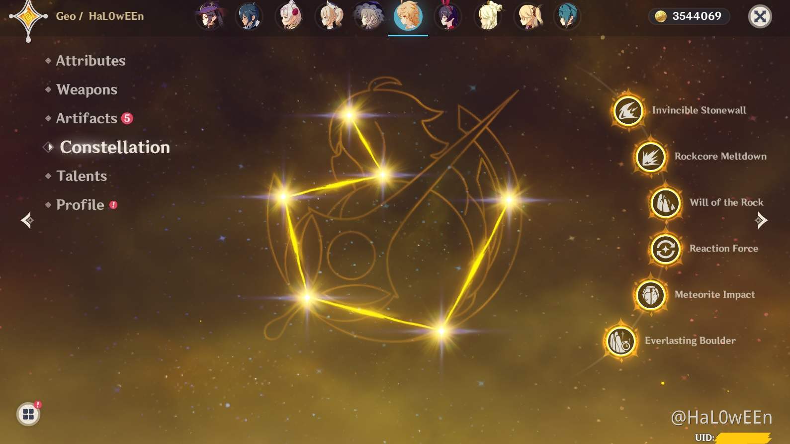 Archon and the Traveler's Constellation Genshin Impact | HoYoLAB