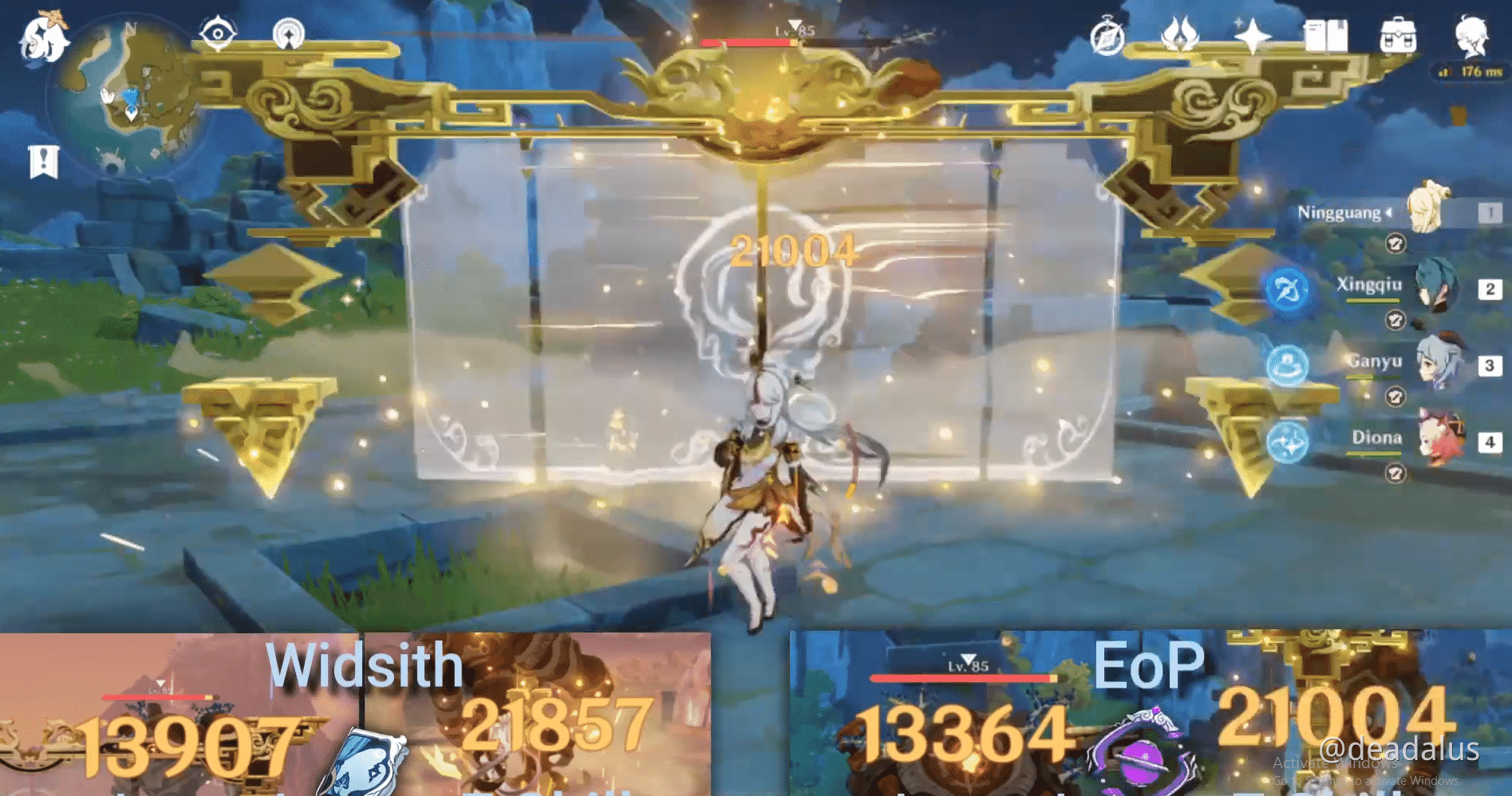 [Guide] Dmg test on Eye of Perception v Widsith (side kick Mappa mare v ...