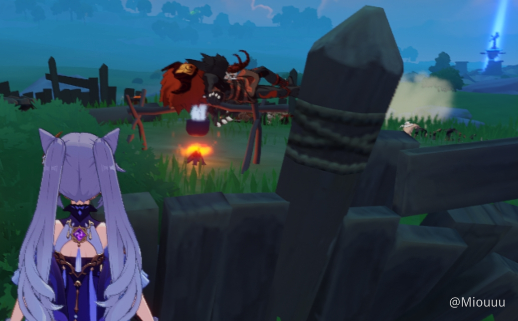 Um... So mitachurl is cooking hilichurl for dinner now? Genshin Impact ...