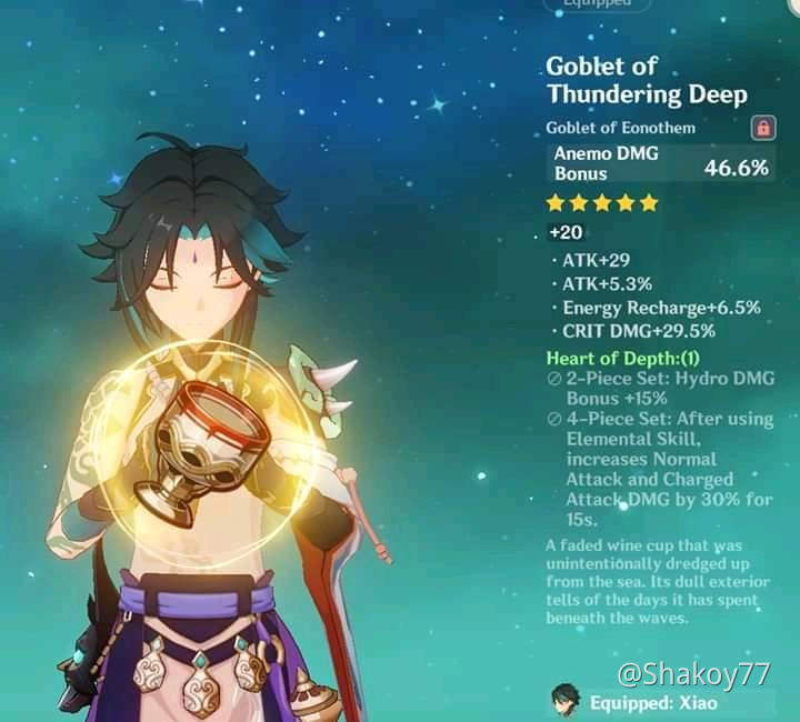 My first time getting this kind of artifact with Flat Crit. Damage ...