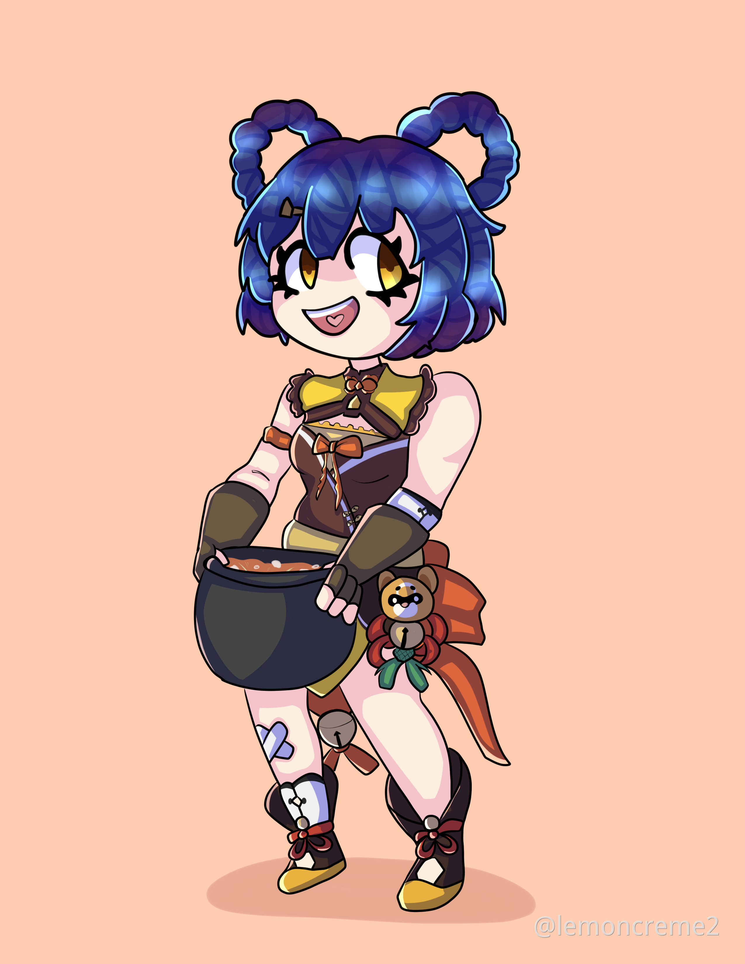 Xiangling Fanart Genshin Impact | HoYoLAB