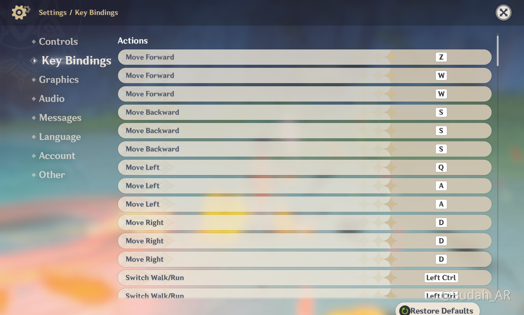 Key bindings Bug Genshin Impact | HoYoLAB