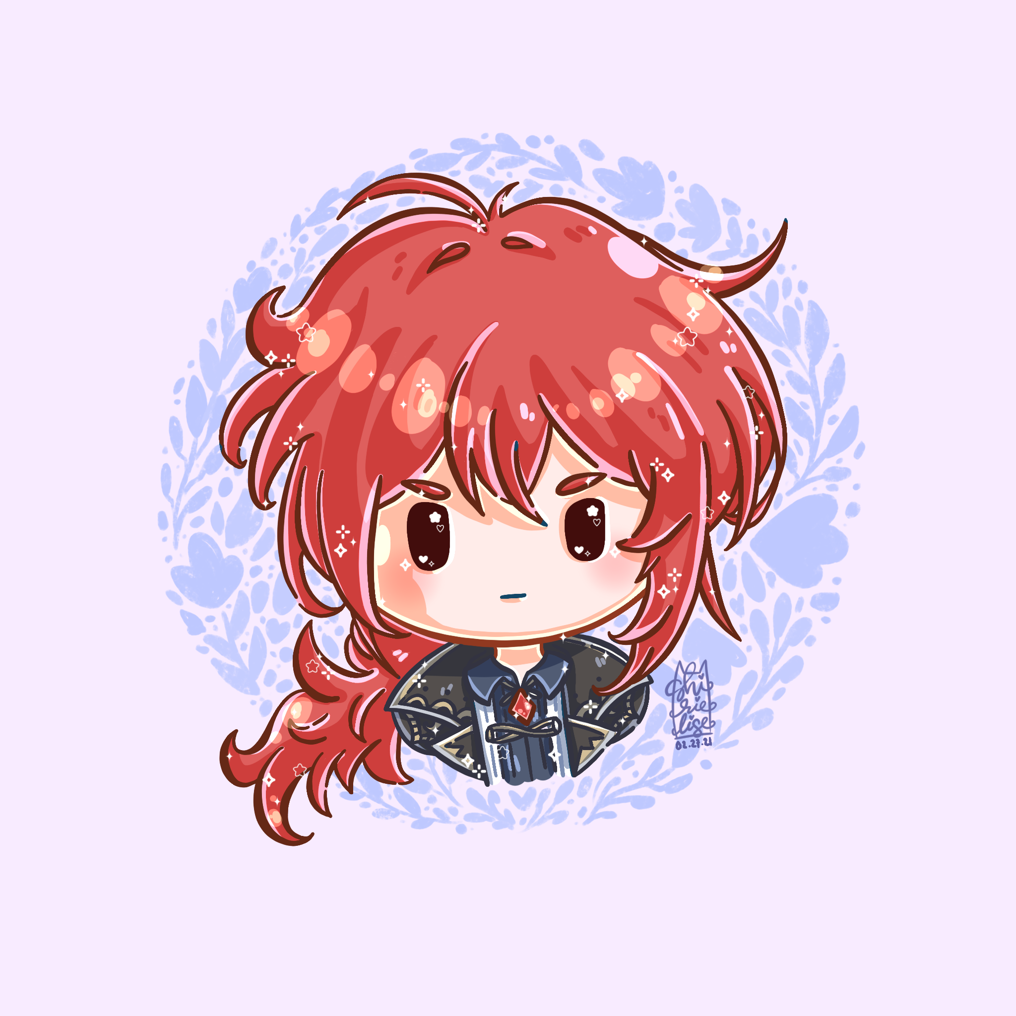 Chibi Diluc by Shirielise Genshin Impact | HoYoLAB