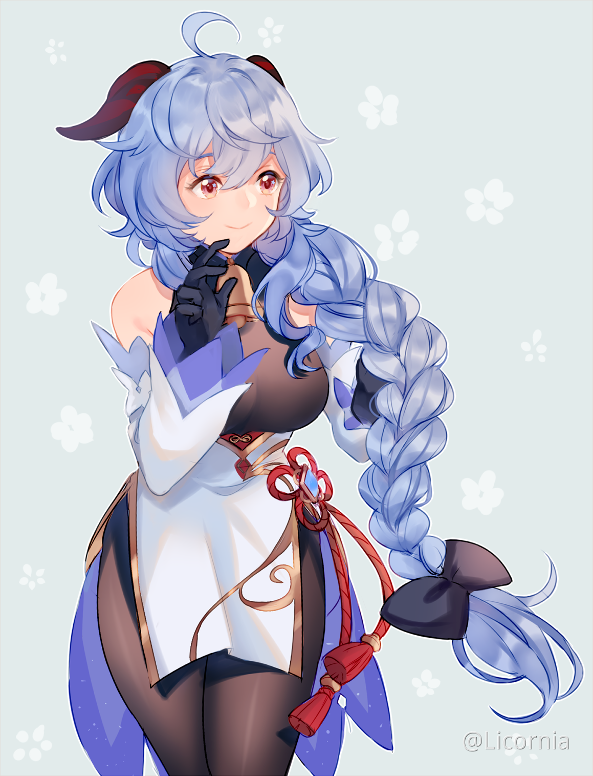 Ganyu with a braid Genshin Impact | HoYoLAB