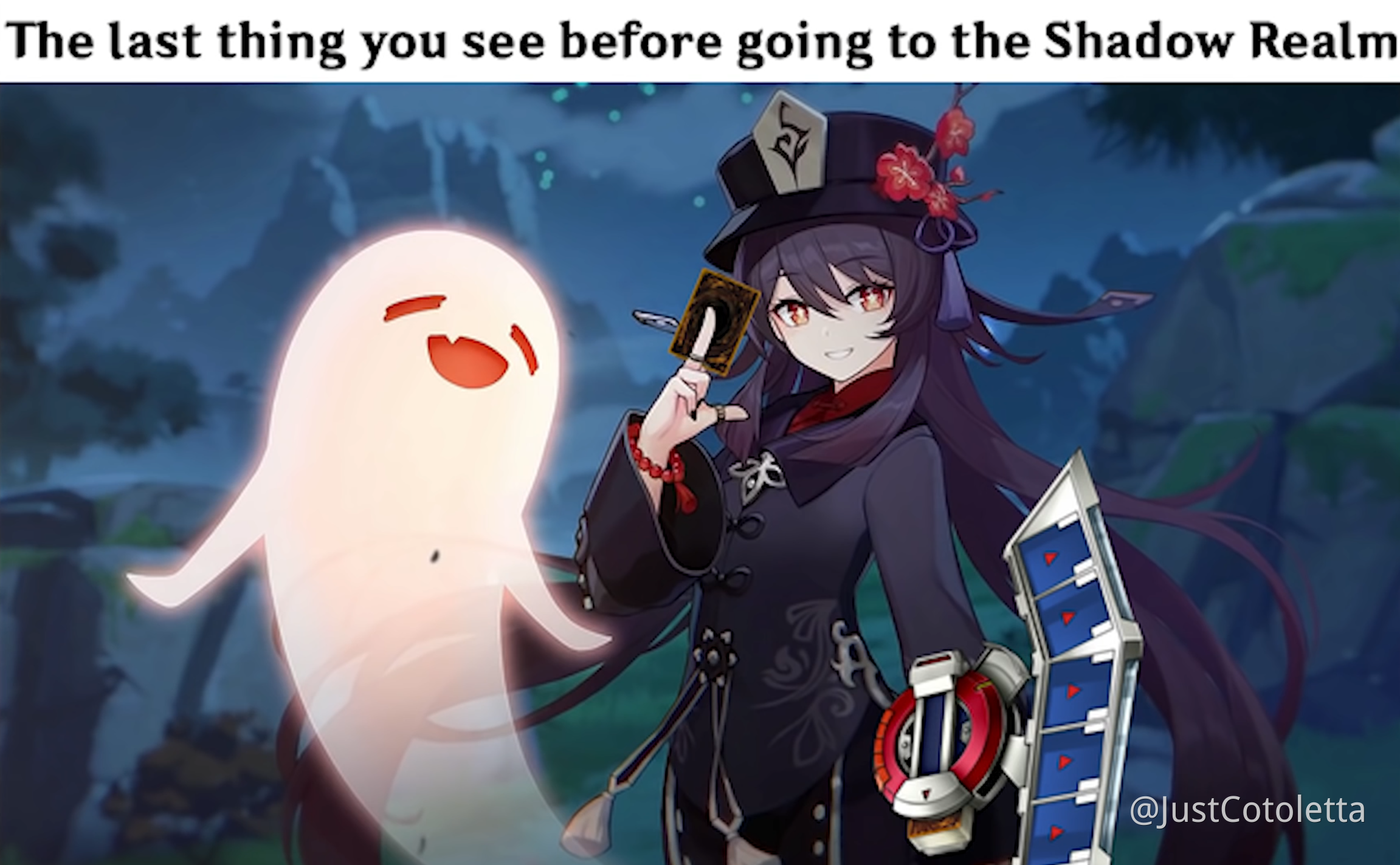 She would probably have a Zombie deck, I guess? :'D Genshin Impact ...