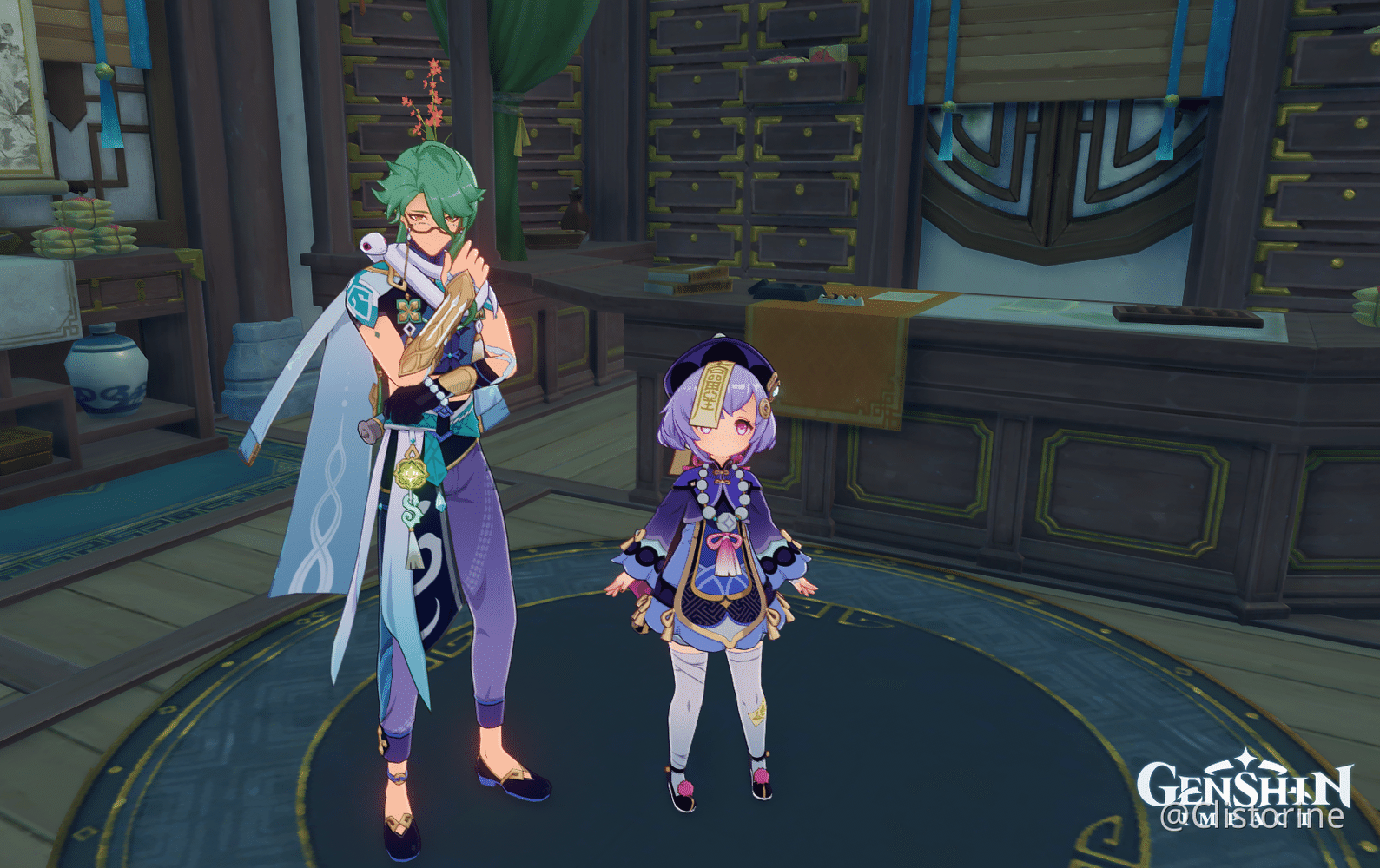 Baihzu and Qiqi Genshin Impact | HoYoLAB