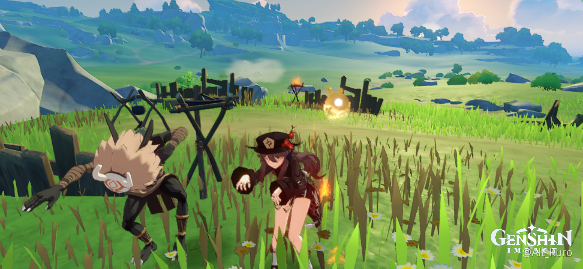 Hilicurl oni san.... Tmen²mu uda kepanggang loh.. lu sndirian ngapain ...