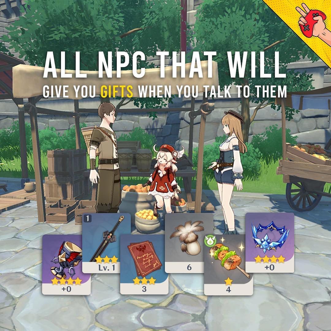 (GUIA) Regalos de NPC Genshin Impact | HoYoLAB