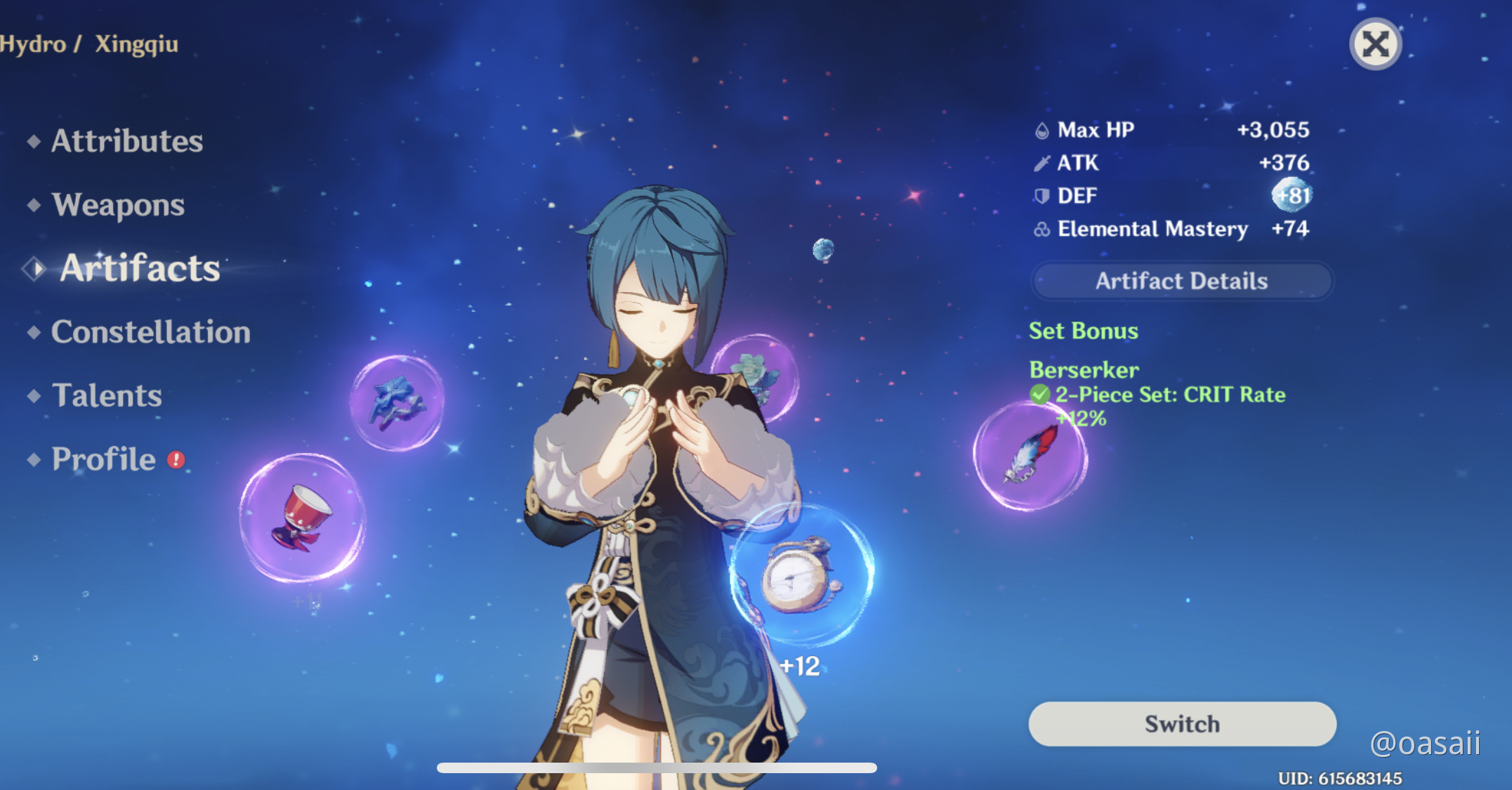 Working on my character builds Genshin Impact | HoYoLAB