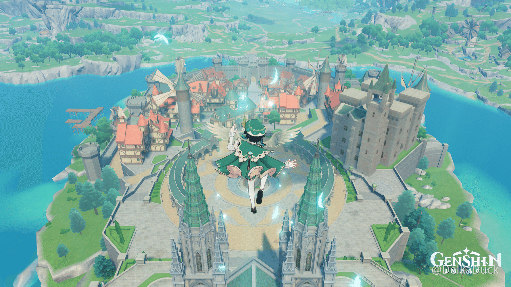 Tallest part of Mondstat Genshin Impact | HoYoLAB