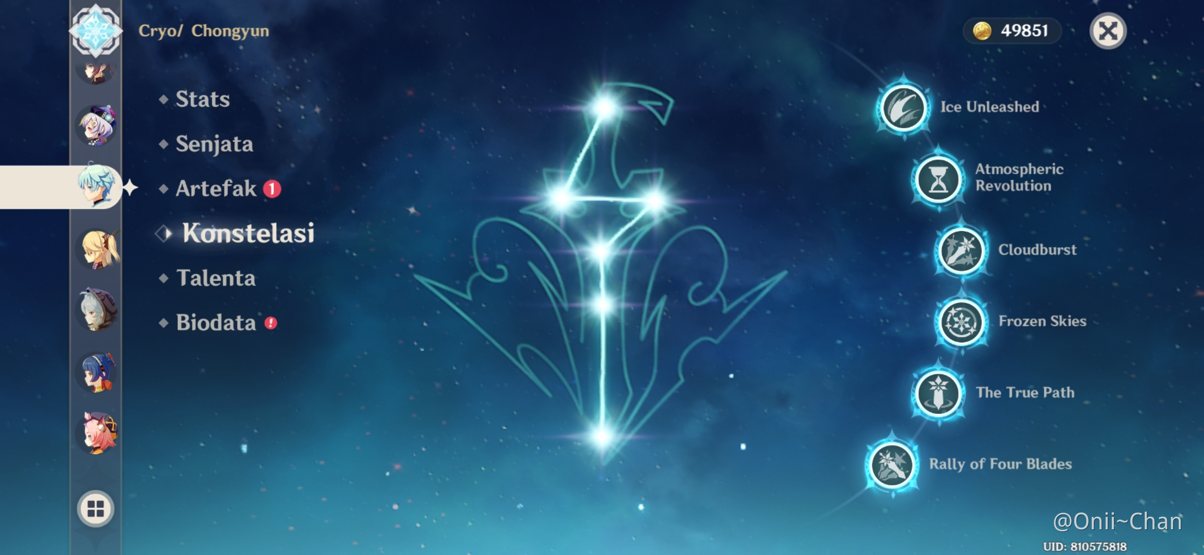 Saran dong buat chongyun build (support) yg cocok 🙏 sayang klo gak di ...