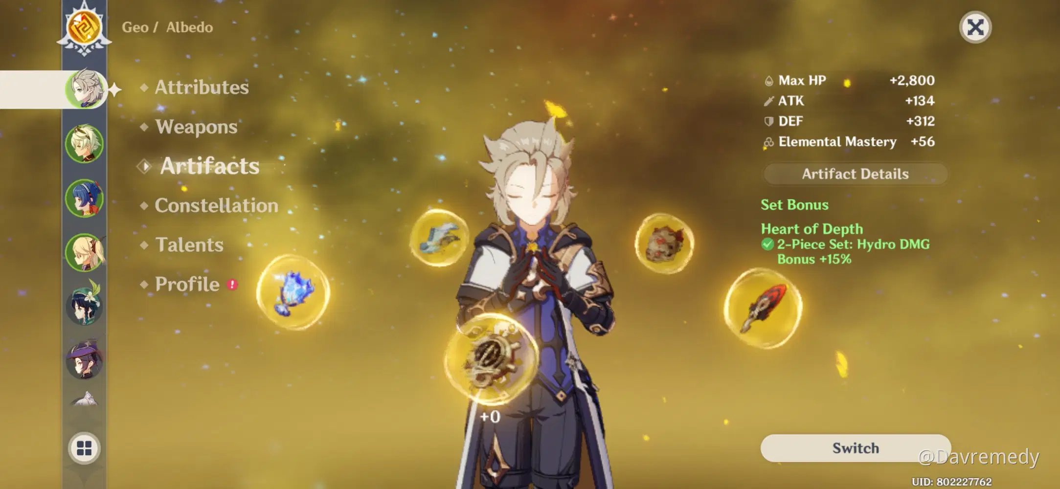 albedo build Genshin Impact | HoYoLAB