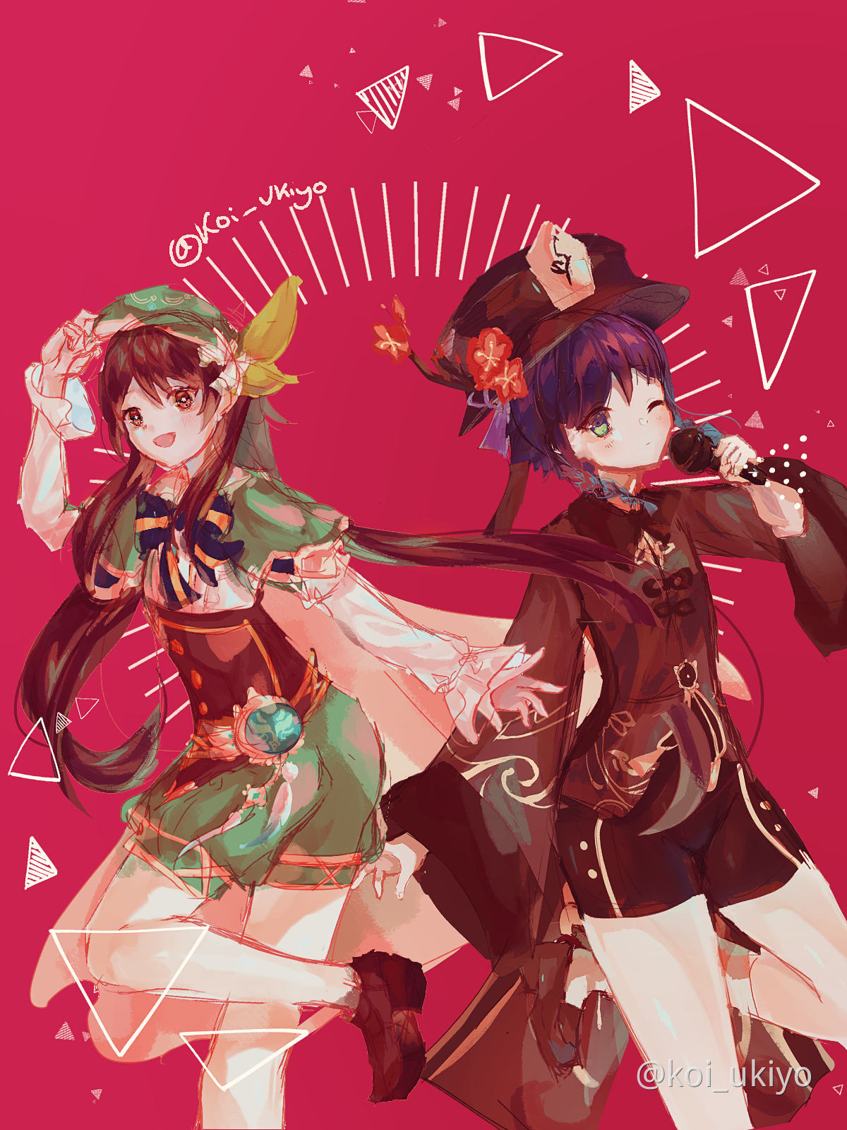 Venti Hu Tao clothes swap Genshin Impact | HoYoLAB