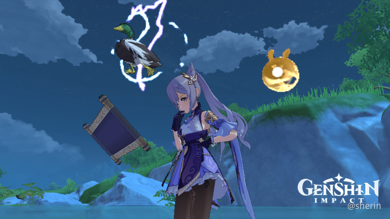 Keqing summon ducktro ahahahaha Genshin Impact | HoYoLAB