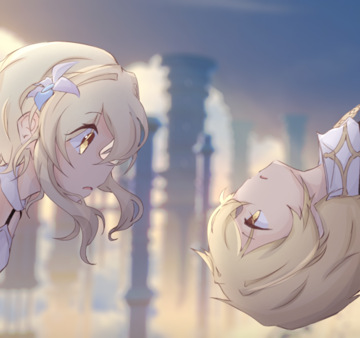 Lumine and Aether Genshin Impact | HoYoLAB