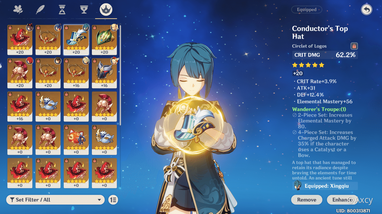 Xingqiu build and showcase | Genshin Impact | HoYoLAB